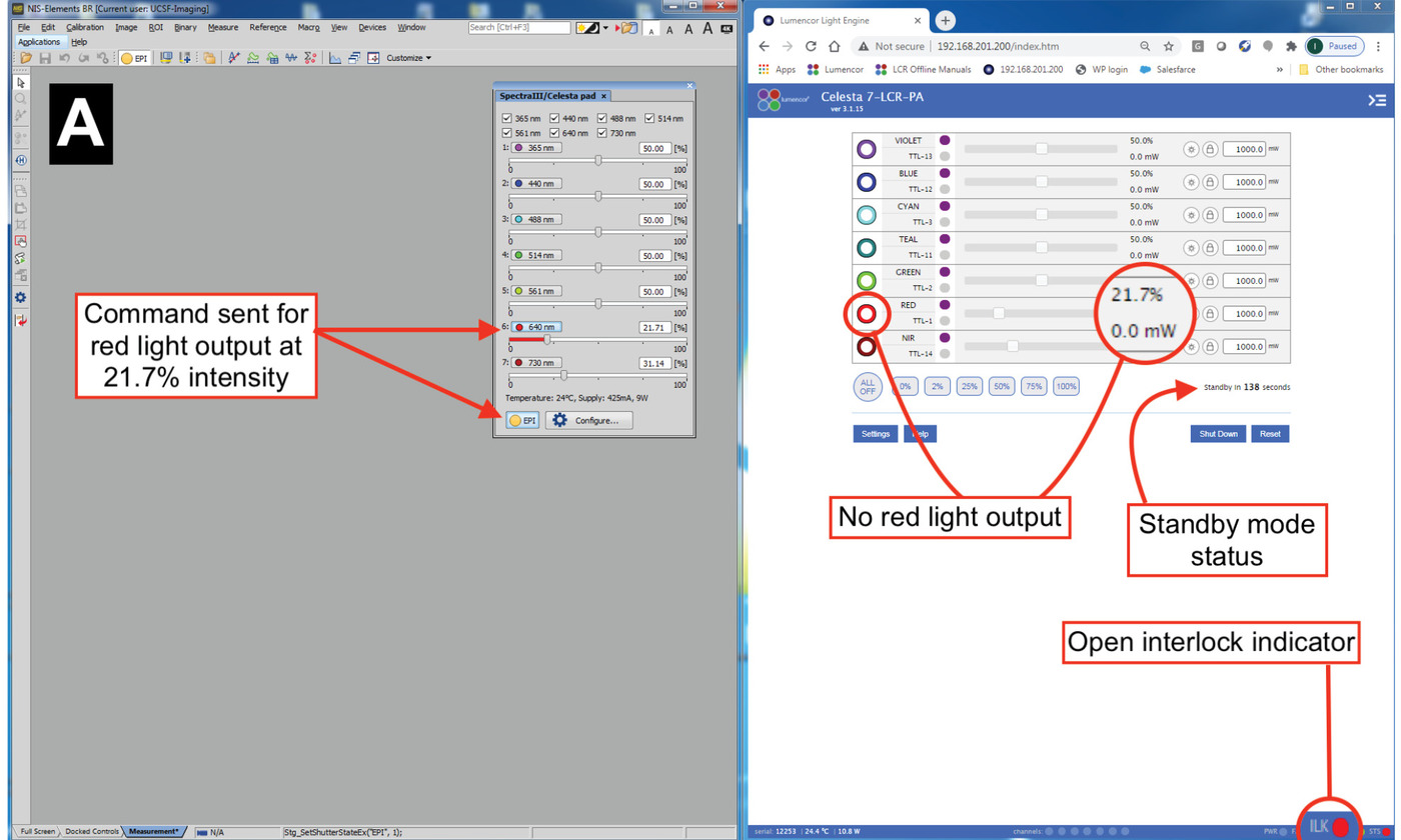 Parallel Light Engine Performance Monitoring Using the Onboard Control ...